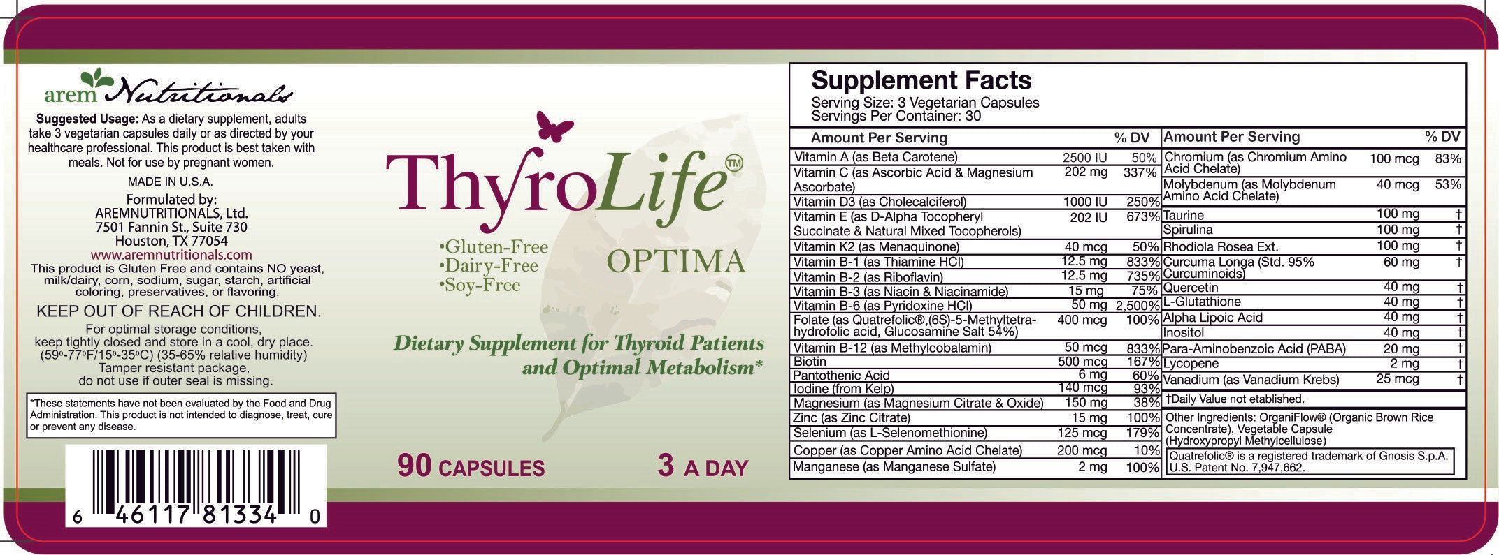 ThyroLife Optima – Thyroid Wellness